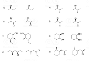 Enantiomers, Diastereomers, Identical or Constitutional Isomers ...