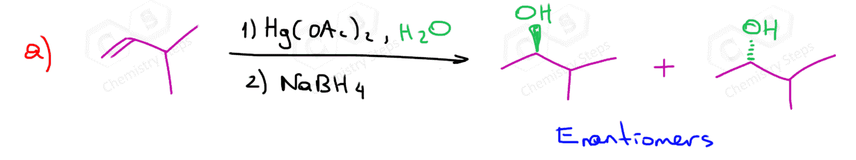 Oxymercuration Demercuration Chemistry Steps