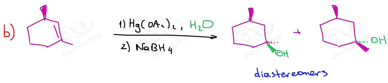 Oxymercuration Demercuration Chemistry Steps