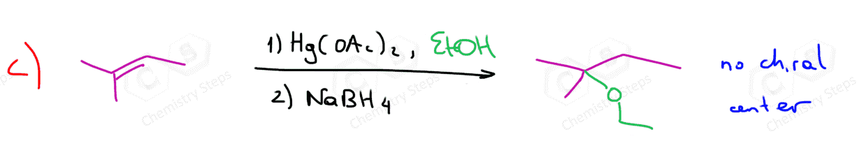 Oxymercuration Demercuration Chemistry Steps