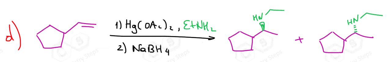 Oxymercuration Demercuration Chemistry Steps