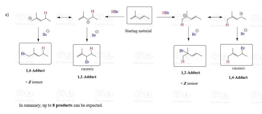 1,2 and 1,4 Electrophilic Addition to Dienes - Chemistry Steps